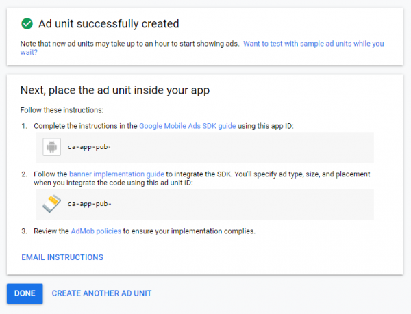 What is AdMob and How To Generate Ad Unit ID For Android Application - Elegant Espace