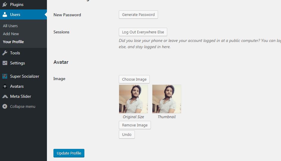 How to Add an Author's photo in WordPress - Elegant Espace